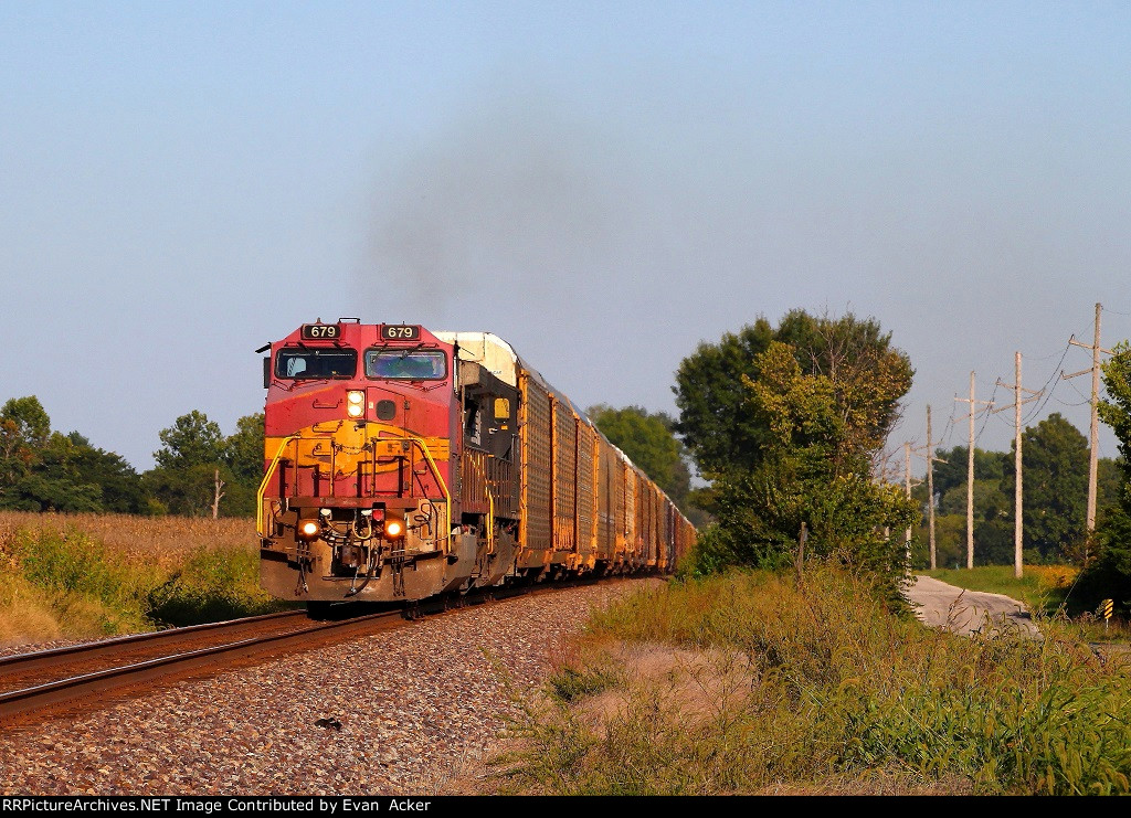 BNSF 679 West @ Shiloh, IL
